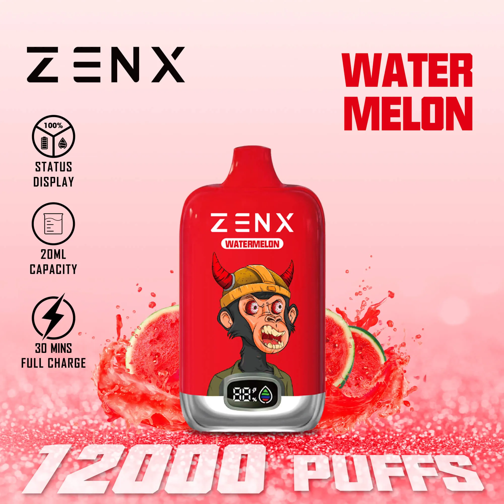 ZENX NFT Digital Box 12000 Puffs Disposable Vape Pod - Zenxvape